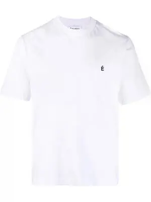Études Studio Logo-embroidered Organic Cotton T-shirt - White