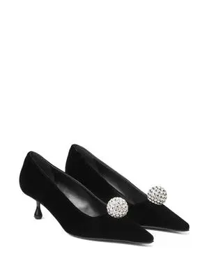 JIMMY CHOO Embellished Pointed Toe Pumps
