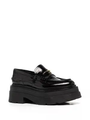 Alexander Wang Carter Platform Loafer In Leather