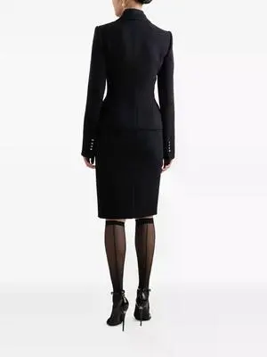 Dolce & Gabbana Dna Logo Plaque Pencil Skirt