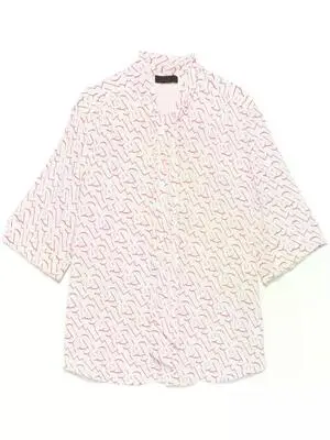Liu Jo Monogram Print Shirt
