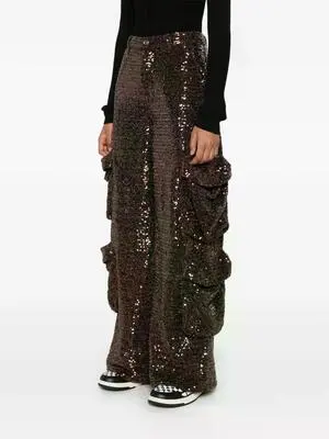 Amiri Sequin Cargo Trousers