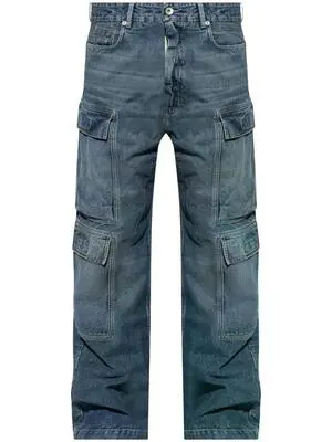 Rick Owens Cargo Jeans - Blue