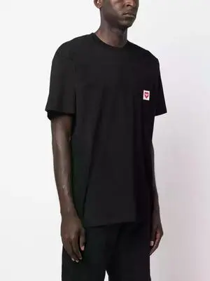 Carhartt Work In Progress Logo-patch Cotton T-shirt - Black