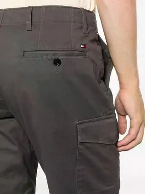 Tommy Hilfiger Logo-embroidered Cargo Shorts - Grey