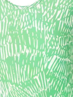 Simkhai Alayna Teardrop Swimsuit - Green