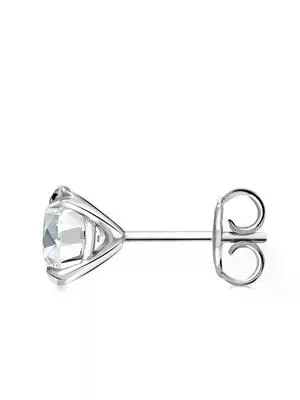 PRAGNELL 18kt White Gold Windsor Diamond Stud Earrings - Silver