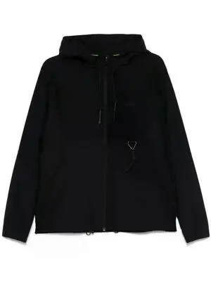 BOSS Ripstop Jacket With Drawstring Hood And Carabiner Attachment