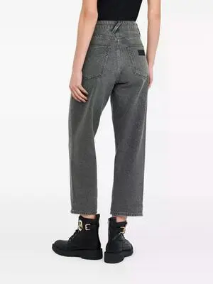 Liu Jo Ash Washed Cotton Straight-leg Jeans