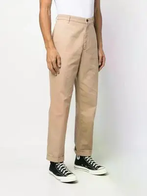 Kenzo Logo-patch Straight-leg Trousers