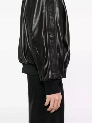 AAPE BY *A BATHING APE Faux Leather Hooded Jacket
