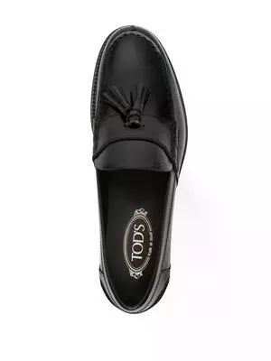 TOD'S Tassel Embellished Leather Loafers