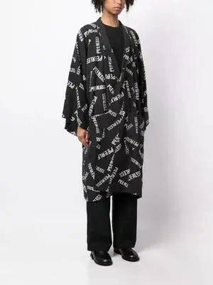 Visvim Slogan Print Wide-sleeve Jacket