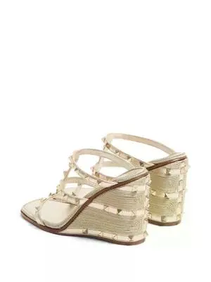 Valentino Garavani Rockstud Wedge Sandals