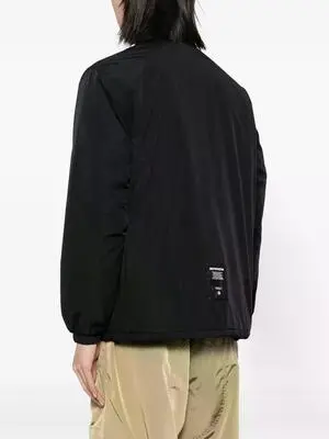 AAPE BY *A BATHING APE Logo-patch Shirt Jacket - Black