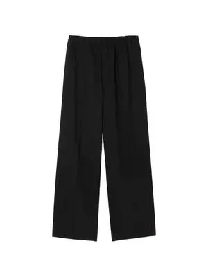 Sandro Wide-leg Trousers - Black