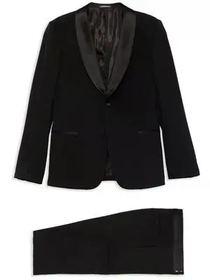 Emporio Armani Single-breasted Suit - Black