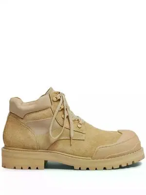Marni Low Cut Suede Lace-up Boots