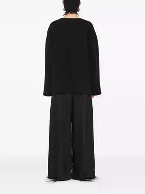 JIL SANDER Wool Blend Crew Neck Sweater