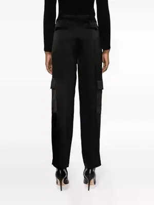 Michael Kors Satin-finish Tapered-leg Trousers