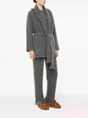 Alanui Fringed-edge Cashmere-blend Cardigan