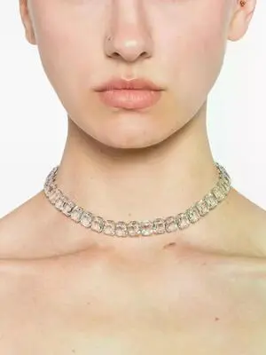 SWAROVSKI Millenia Choker Necklace With Crystal Embellishment - Silver