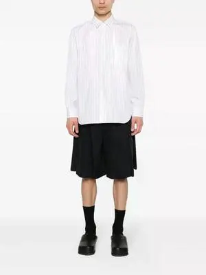 Comme Des Garçons Striped Cotton Shirt