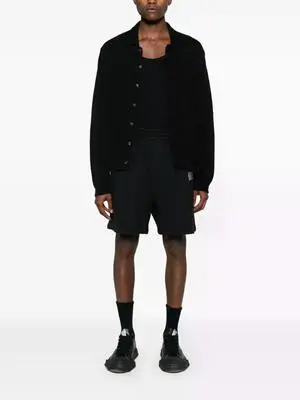 AWAKE NY Logo Embroidered Track Shorts - Black