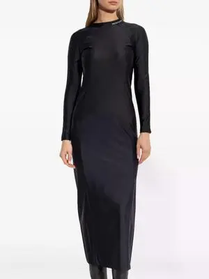 Alexander Wang Logo-print Midi Dress