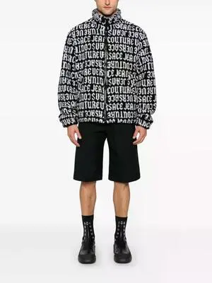 Versace Logomania Faux Fur Teddy Jacket