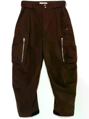 MORDECAI Loose-fit Cargo Trousers - Brown