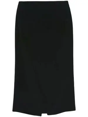 Gabriela Hearst Manuela Crepe Midi Skirt