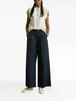 Woolrich Wide-leg Pleated Trousers