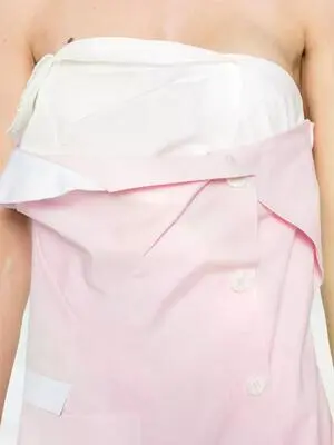 Miu Miu Layered Detail Poplin Dress
