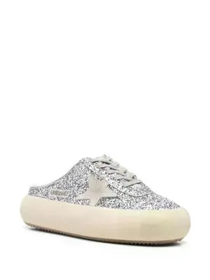 GOLDEN GOOSE Space Sabot Sneakers With Glitter Detail