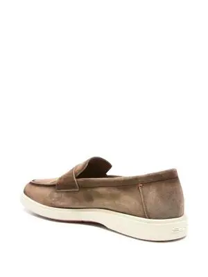 Santoni Suede Loafers