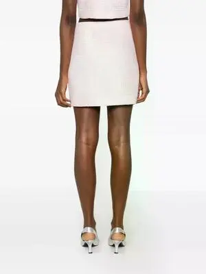 Alessandra Rich Sequin-embellished Tweed Mini Skirt