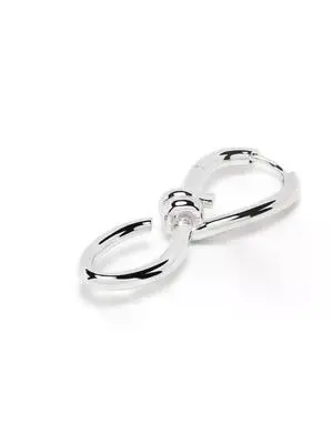MARIA BLACK Pirro Twisted Single Earring - Silver