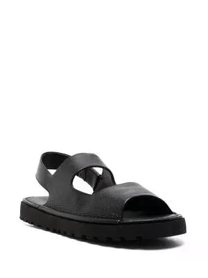 Marsèll Leather Slingback Sandals - Black