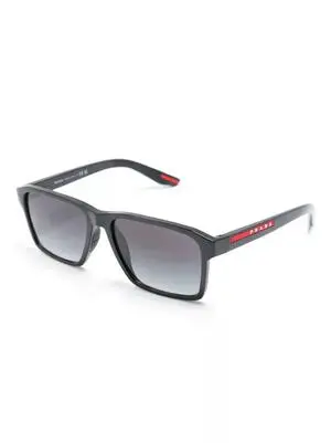 Prada Square Frame Sunglasses With Logo Print