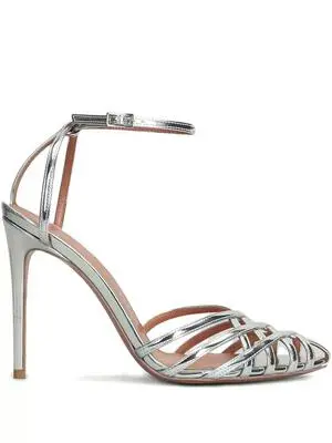 CASTAGNA 110mm Miami Sandals - Silver