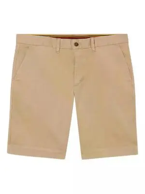 Brooks Brothers Stretch Cotton Bermuda Shorts - Neutrals