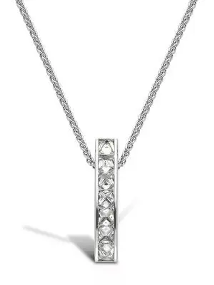 PRAGNELL 18kt White Gold Diamond Single Row Pendant