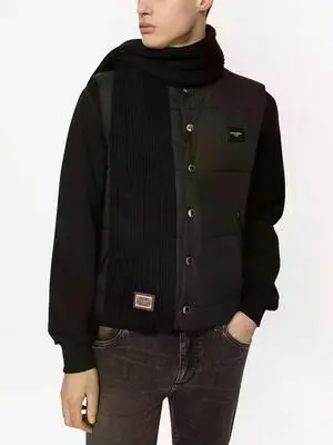 Dolce & Gabbana Logo-tag Cashmere Scarf