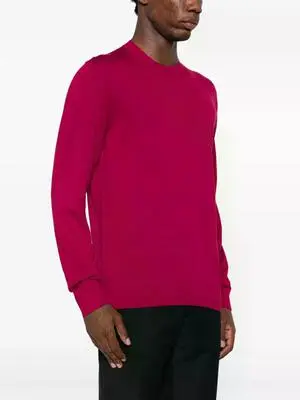 Dsquared2 Fine-knit Jumper With Logo Plaque