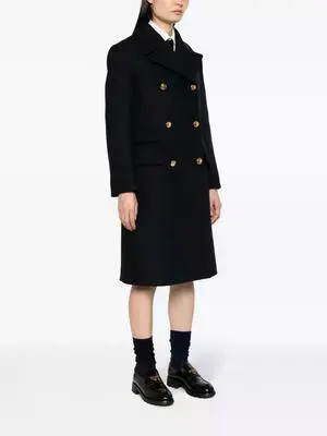 Prada Virgin Wool Double-breasted Coat