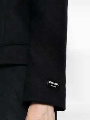 Prada Virgin Wool Double-breasted Coat