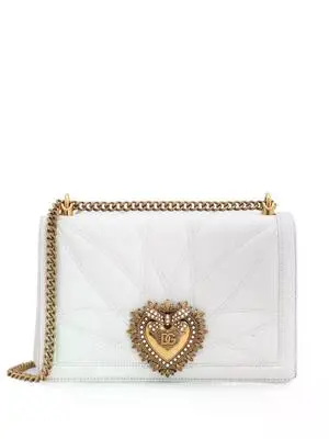 Dolce & Gabbana Large Devotion Shoulder Bag White