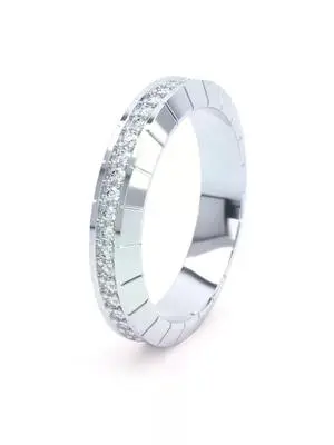 LOEV 18kt White Gold Pavé-set Diamond Eternity Ring - Silver