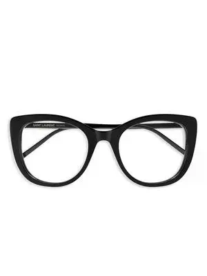 Saint Laurent Cat Eye Acetate Glasses - Black